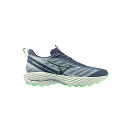 Mizuno Laufschuh 'Wave Rider 2' Damen Gr&ouml;&szlig;e 41 navy / rauchblau / hellgr&uuml;n / wei&szlig;