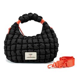 Les Visionnaires Schultertasche 'Unio Kitzbuehel Bubble' Damen Gr&ouml;&szlig;e One Size neonorange / schwarz