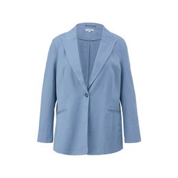 S.oliver Red Label Plus Blazer Damen Gr&ouml;&szlig;e 48 taubenblau