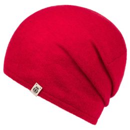 Roeckl Beanie M&uuml;tze 'PURE CASHMERE' Damen Gr&ouml;&szlig;e one size rot
