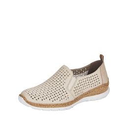 Rieker Slip On Damen Gr&ouml;&szlig;e 37 beige / braun / hellbraun