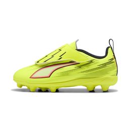 Puma Sportschuh 'Ultra 6 Play' Jungen Gr&ouml;&szlig;e 35 neongelb / orangerot / schwarz / wei&szlig;
