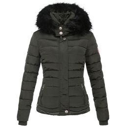 Navahoo Jacke 'Chloe' Damen Gr&ouml;&szlig;e XXL anthrazit / schwarz Winterjacke
