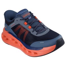 Skechers Sportschuh 'Max Cushioning Glide-Step' Herren Gr&ouml;&szlig;e 45 navy / orangerot / schwarz