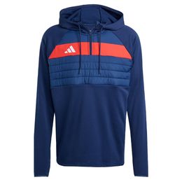 adidas Performance Sportsweatshirt 'Tiro 25 Essentials' Herren Gr&ouml;&szlig;e XL navy / dunkelorange / wei&szlig;