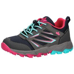 Lico Outdoorschuh Jungen Gr&ouml;&szlig;e 33 dunkelblau / dunkelgrau / jade / hellpink
