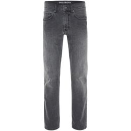 Oklahoma Jeans Jeans Herren Gr&ouml;&szlig;e 38 dunkelgrau / schwarz