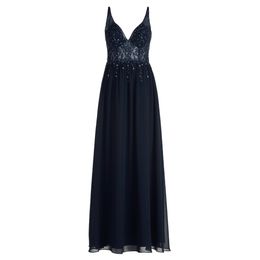 Vera Mont Abendkleid Damen Gr&ouml;&szlig;e 34 nachtblau Winterkleid