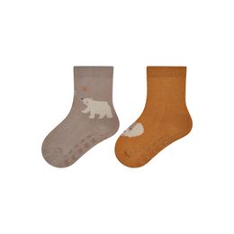 Sterntaler Socken Jungen Gr&ouml;&szlig;e 20 sand / orange