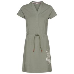 Kangaroos Kleid Damen Gr&ouml;&szlig;e 32/34 taupe / khaki / wei&szlig; Winterkleid