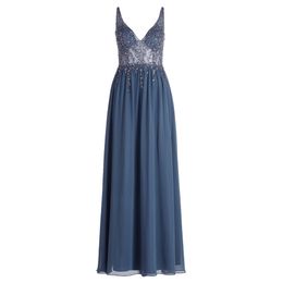 Vera Mont Abendkleid Damen Gr&ouml;&szlig;e 38 marine Winterkleid