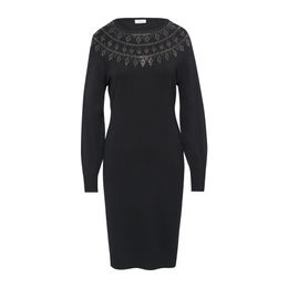 s.Oliver BLACK LABEL Kleid Damen Gr&ouml;&szlig;e 38 schwarz Winterkleid