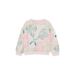 s.Oliver Sweatshirt M&auml;dchen Gr&ouml;&szlig;e 140 gr&uuml;n / rosa / puder