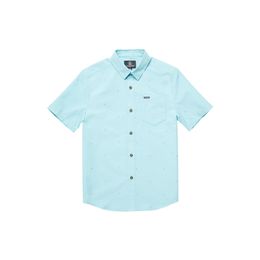 Volcom Hemd 'Bankstone' Jungen Gr&ouml;&szlig;e 152/158 hellblau / grau / offwhite