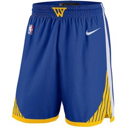 Nike Sportshorts 'Golden State Warriors' Herren Gr&ouml;&szlig;e M kobaltblau / gelb / wei&szlig;