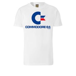 logoshirt T-Shirt 'Commodore' Damen Gr&ouml;&szlig;e XL wei&szlig;