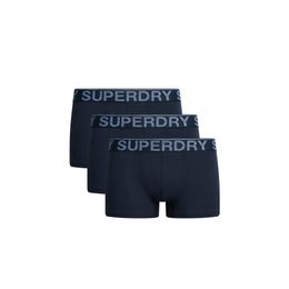 Superdry & Co Boxershorts Herren Gr&ouml;&szlig;e L taubenblau / dunkelblau