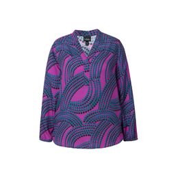 Ulla Popken Tunika Damen Gr&ouml;&szlig;e 4XL/5XL navy / brombeer
