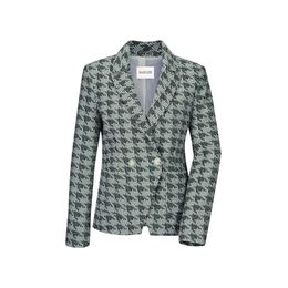 Madeleine Mode Madeleine Blazer Damen Gr&ouml;&szlig;e 46 tanne / hellgr&uuml;n