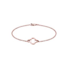 Elli Armband 'Kleeblatt' Damen Gr&ouml;&szlig;e 19 rosegold