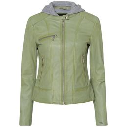 Maze Lederjacke Damen Gr&ouml;&szlig;e XXXL grasgr&uuml;n