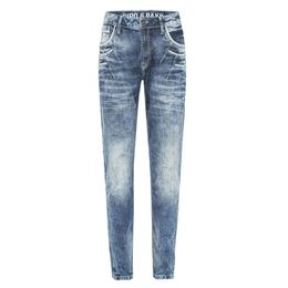 Cipo & Baxx Cipo & Baxx Jeans mit trendigen Ziern&auml;hten Herren Gr&ouml;&szlig;e 34 blau