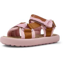 Camper Sandale 'Pelotas Flota' Jungen Gr&ouml;&szlig;e 35 braun / pink