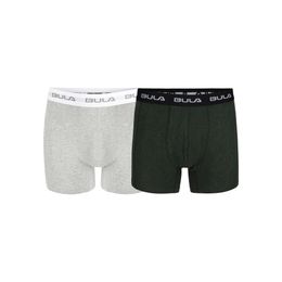 BULA Boxershorts Herren Gr&ouml;&szlig;e L stone / graumeliert / schwarz / wei&szlig;