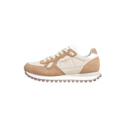 Pepe Jeans Sneaker ' BRIT-ON' Damen Gr&ouml;&szlig;e 37 beige