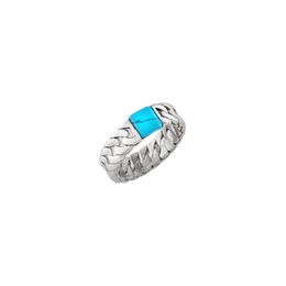 Breil Ring Herren Gr&ouml;&szlig;e 48 aqua / silber