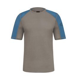 Normani Funktionsshirt 'Busselton' Herren Gr&ouml;&szlig;e 4XL cyanblau / grau