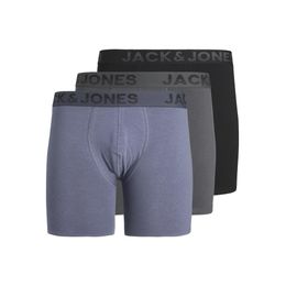Jack & Jones Jack & Jones Boxershorts 'Shade' Herren Gr&ouml;&szlig;e XXL blaumeliert / graumeliert / schwarz