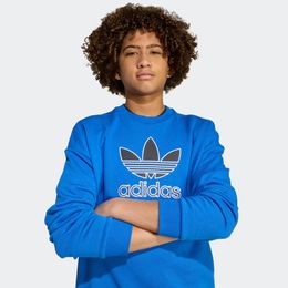 adidas originals Sweatshirt Jungen Gr&ouml;&szlig;e 152 hellblau / schwarz / wei&szlig;