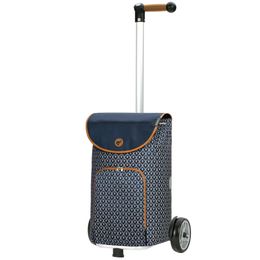 Andersen Shopper Trolley 'Unus Damen Gr&ouml;&szlig;e One Size blau / braun / wei&szlig;