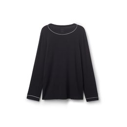 Intimissimi Pyjama Top Damen Gr&ouml;&szlig;e M schwarz / wei&szlig; Winterkleid