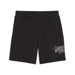 Puma Shorts 'Essentials' Jungen Gr&ouml;&szlig;e 140 grau / schwarz