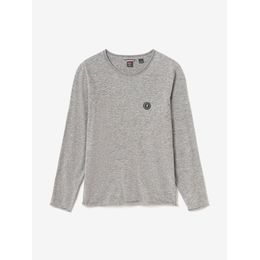 Le Temps Des Cerises Pullover Herren Gr&ouml;&szlig;e S grau / schwarz