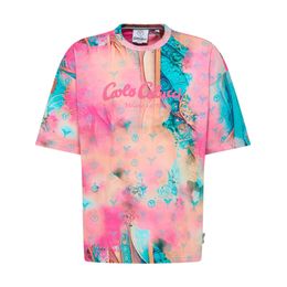 Carlo Colucci Shirt 'Eidenberger' Herren Gr&ouml;&szlig;e XXXL blau / orange / pink / wei&szlig;
