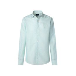Hackett London Hemd Herren Gr&ouml;&szlig;e L mint / wei&szlig;