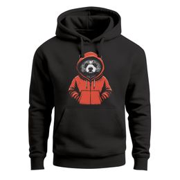 Neverless Sweatshirt 'Bear Hoodie' Herren Gr&ouml;&szlig;e XXXL schwarz