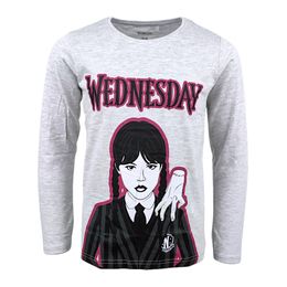 Wednesday Shirt 'Wednesday Langarmshirt' M&auml;dchen Gr&ouml;&szlig;e 146/152 grau