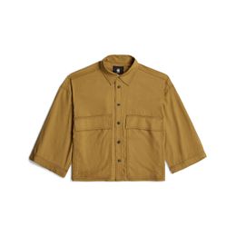 G-Star Raw G-star Button Up Shirt 'Boxy' Damen Gr&ouml;&szlig;e XXS senf