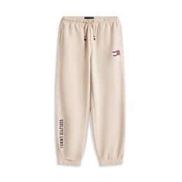 Tommy Hilfiger Hose 'Terry' Jungen Gr&ouml;&szlig;e 122 beige / schwarz