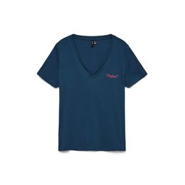 V&eacute;ro Moda Vero Moda Shirt Damen Gr&ouml;&szlig;e M blau / rot