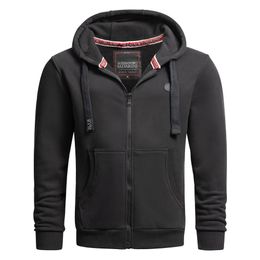 Alessandro Salvarini Sweatjacke 'Lomborio' Herren Gr&ouml;&szlig;e XL schwarz