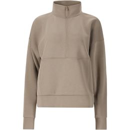 ENDURANCE ATHLECIA Athlecia Sweatshirt 'Jillnana' Damen Gr&ouml;&szlig;e XXL taupe