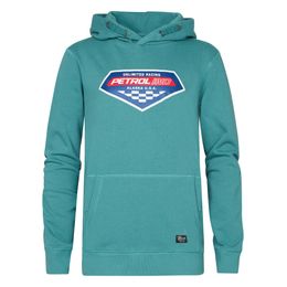 PETROL INDUSTRIES Sweatshirt 'White Mountain' Jungen Gr&ouml;&szlig;e 116 azur / enzian / rot / wei&szlig;