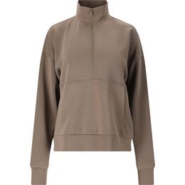 ENDURANCE ATHLECIA Athlecia Sweatshirt 'Jillnana' Damen Gr&ouml;&szlig;e XXXL braun