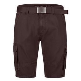 INDICODE Jeans Cargo Shorts ' Blixt ' Herren Gr&ouml;&szlig;e 33/34 braun