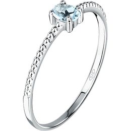 Christ Ring Damen Gr&ouml;&szlig;e 58 hellblau / silber / transparent
